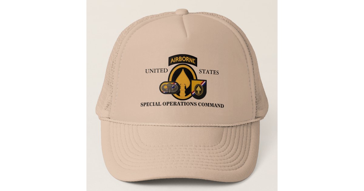 U.S. SPECIAL OPERATIONS COMMAND HAT | Zazzle
