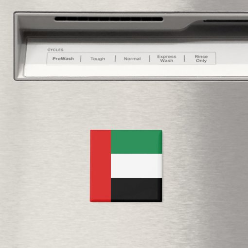 UAE Flag Magnet | Zazzle