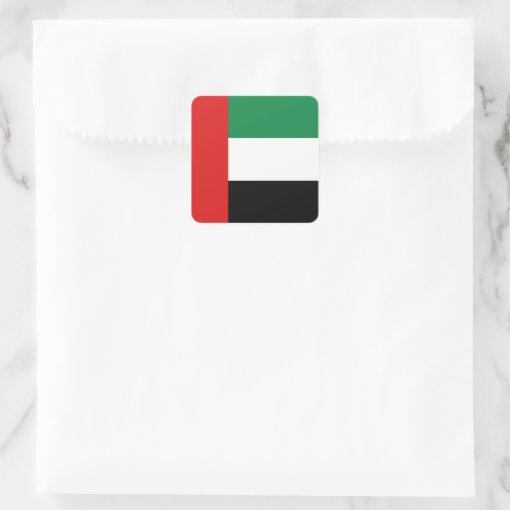 UAE Flag Sticker | Zazzle