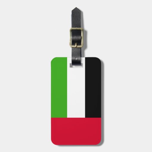 UAE United Arab Emirates Flag Luggage Tag | Zazzle