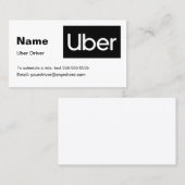 Uber Business Card | Zazzle