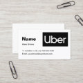 Uber Business Card | Zazzle