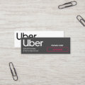 Uber Driver Promo Code Referral Mini Business Card | Zazzle