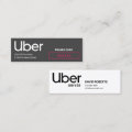Uber Driver Promo Code Referral Mini Business Card | Zazzle