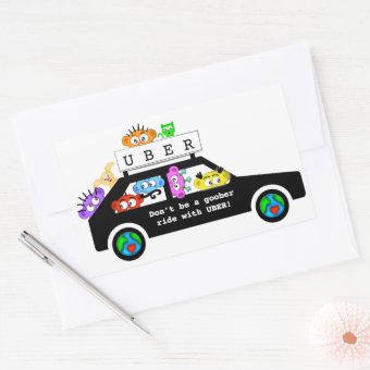 UBER - Goober sticker | Zazzle