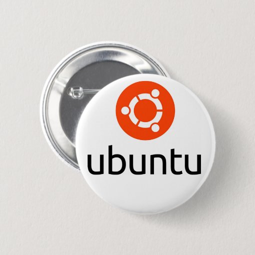 Ubuntu Linux Logo Pinback Button | Zazzle