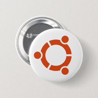 Ubuntu Logo Button | Zazzle