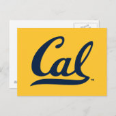 UC Berkeley Cal Logo Blue Postcard | Zazzle