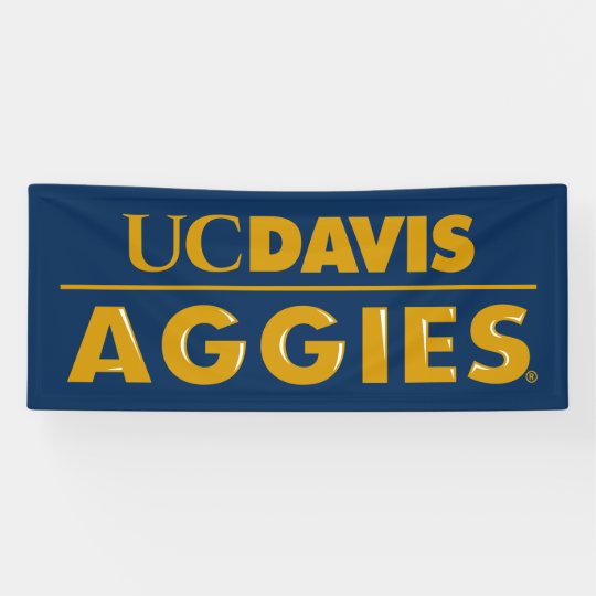 UC Davis Aggies Wordmark Banner | Zazzle.com