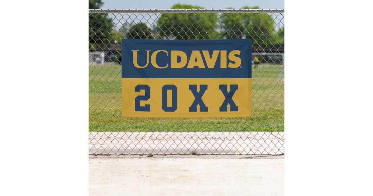 UC Davis Wordmark | Graduation Banner | Zazzle