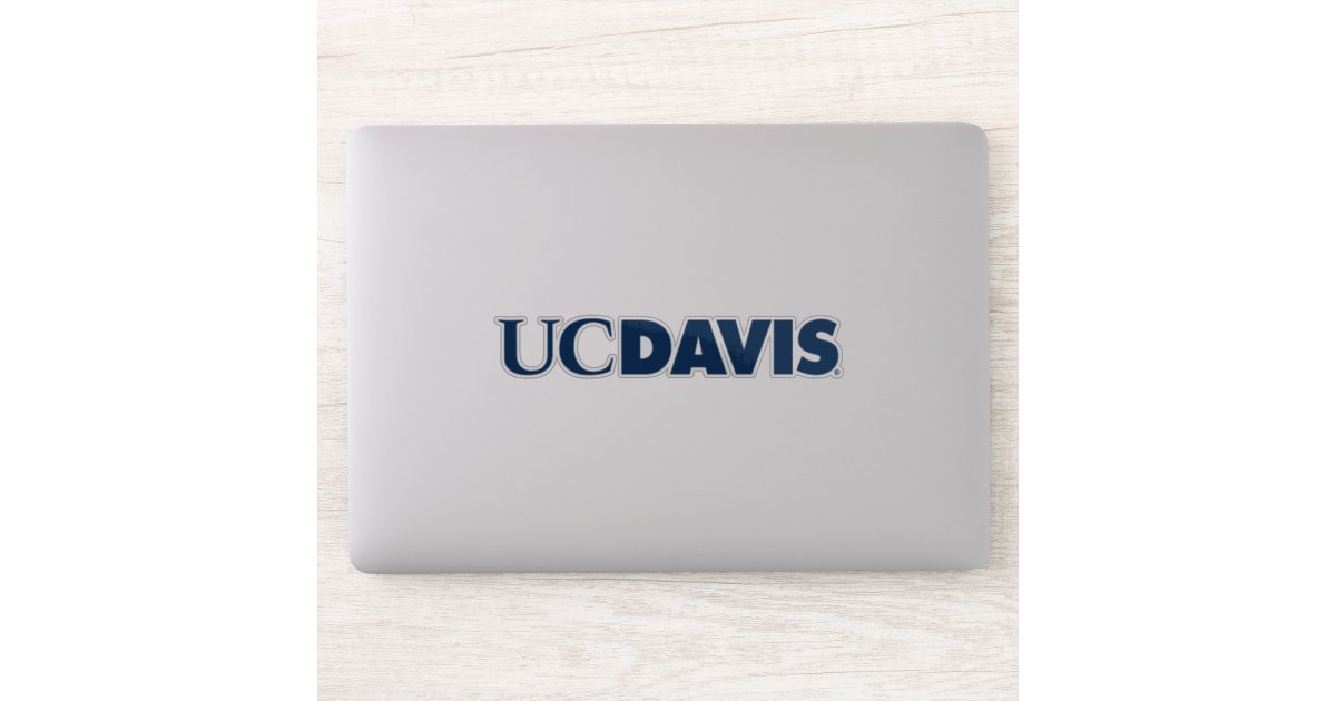 UC Davis Wordmark Sticker | Zazzle