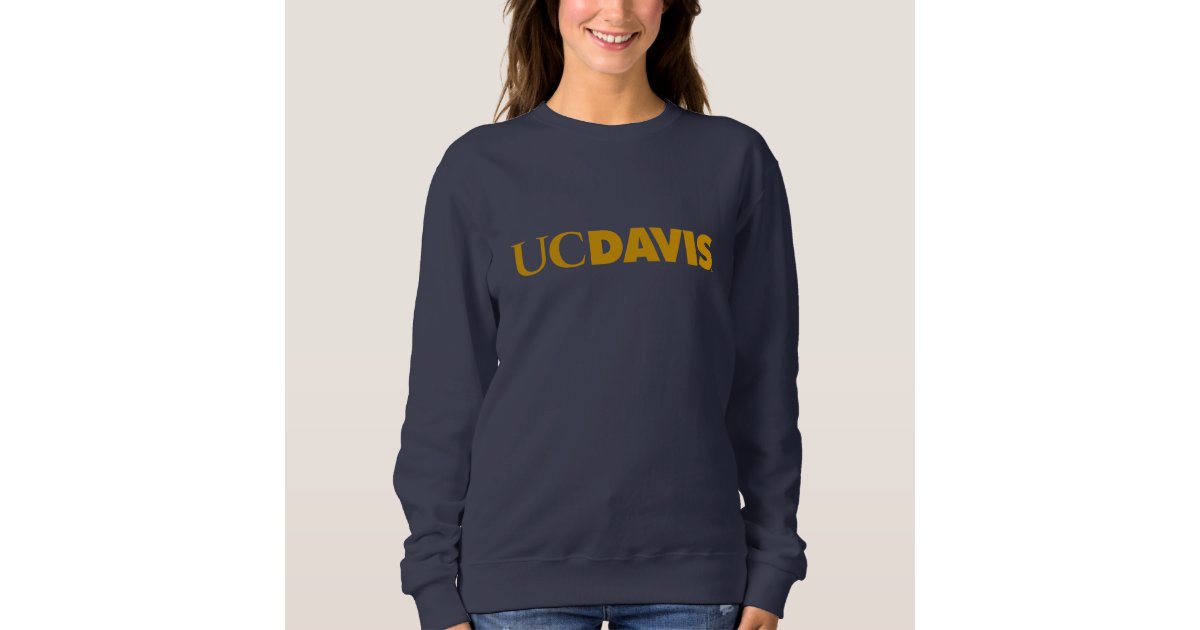 UC Davis Wordmark Sweatshirt | Zazzle