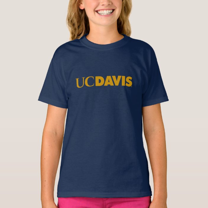 UC Davis Wordmark T-Shirt | Zazzle.com