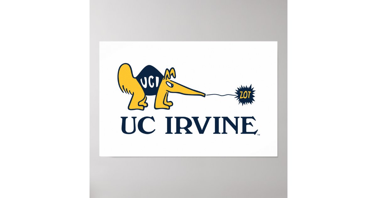 UC Irvine | UCI Anteaters Zot! Poster | Zazzle