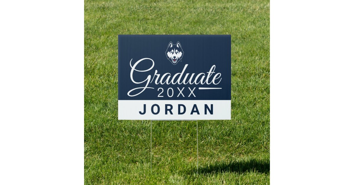UConn Graduate Sign | Zazzle