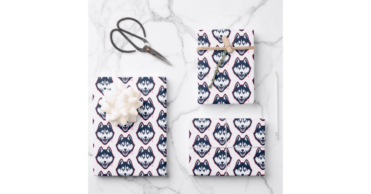 UConn Huskies Wrapping Paper Sheets | Zazzle