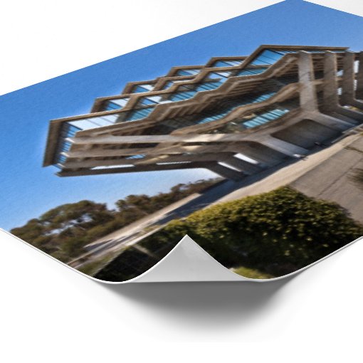 UCSD's Geisel Library Poster | Zazzle