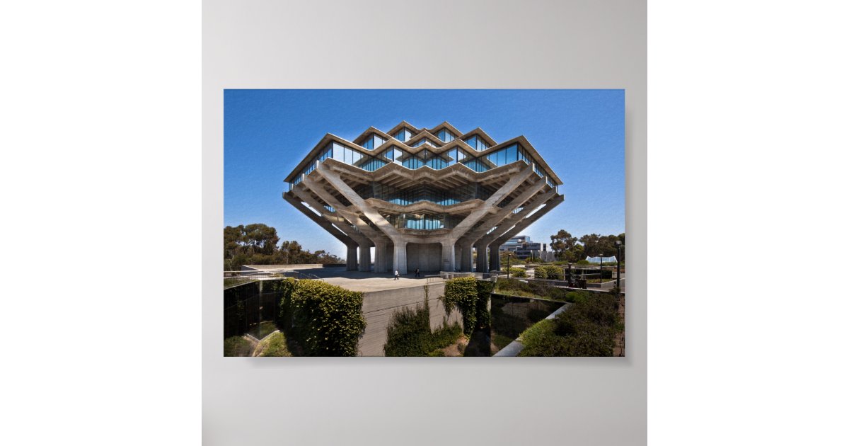 UCSD's Geisel Library Poster | Zazzle