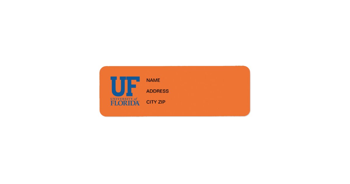 UF University of Florida Label | Zazzle