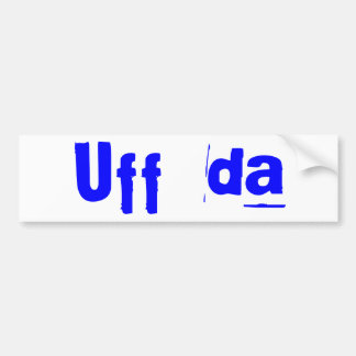 Uff Da Bumper Stickers - Car Stickers | Zazzle