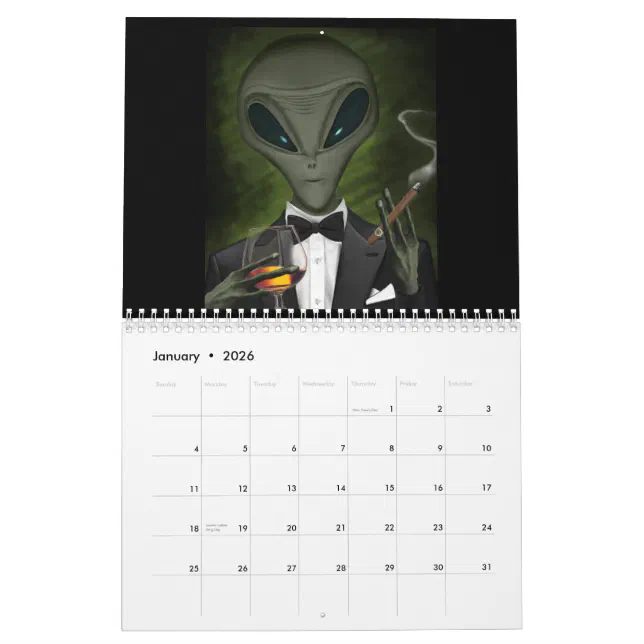 UFO & Alien Humor Calendar | Zazzle