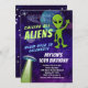 UFO Alien Party Birthday Invitation | Zazzle
