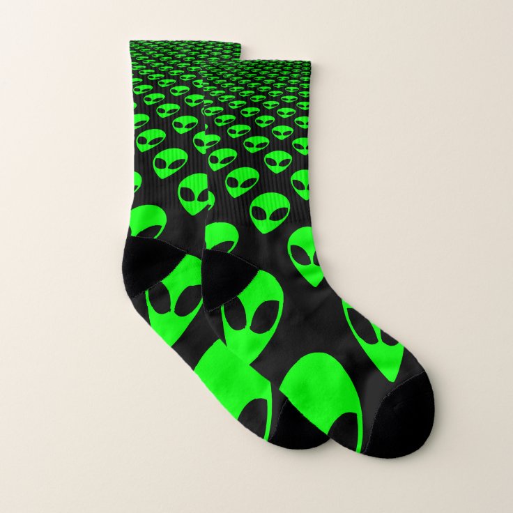 Ufo, Aliens Horde, we are watching you! Socks | Zazzle