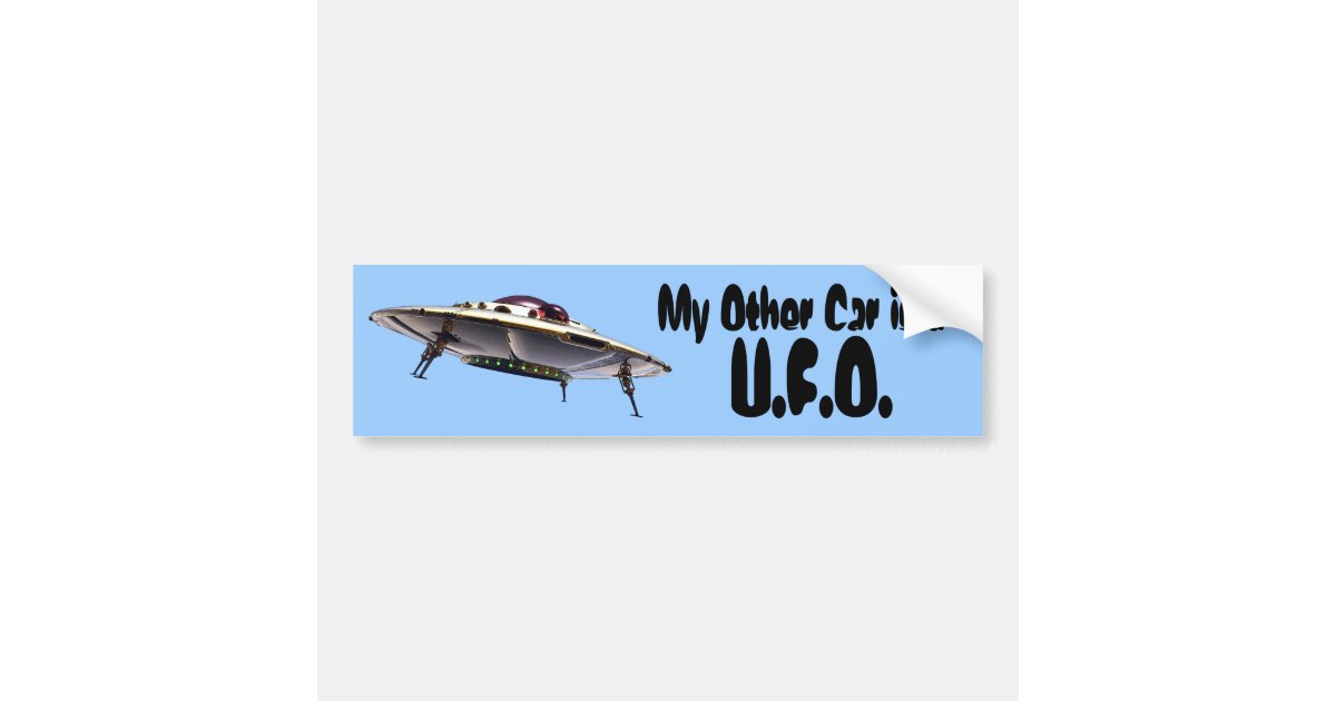 UFO Bumper Sticker | Zazzle
