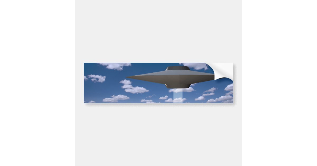 UFO BUMPER STICKER | Zazzle