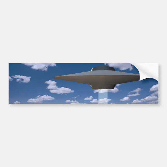 UFO BUMPER STICKER | Zazzle