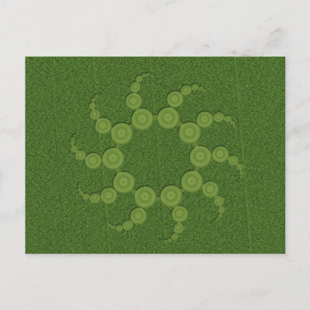 UFO Crop Circles Postcard | Zazzle