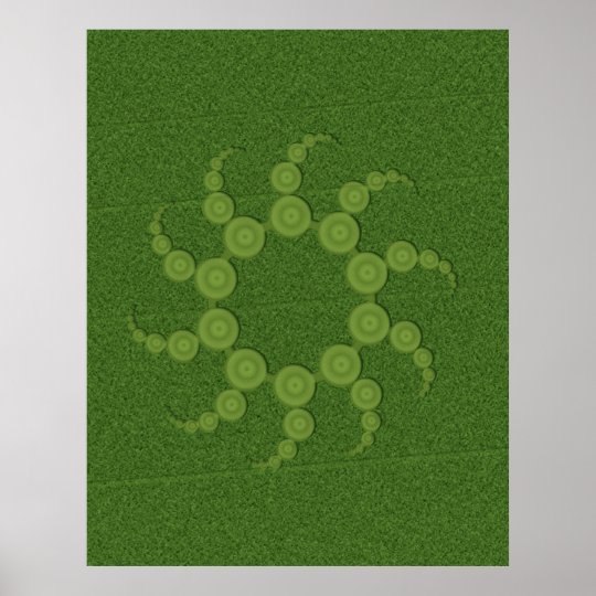 UFO Crop Circles Poster (Smallest is $12.10) | Zazzle.com