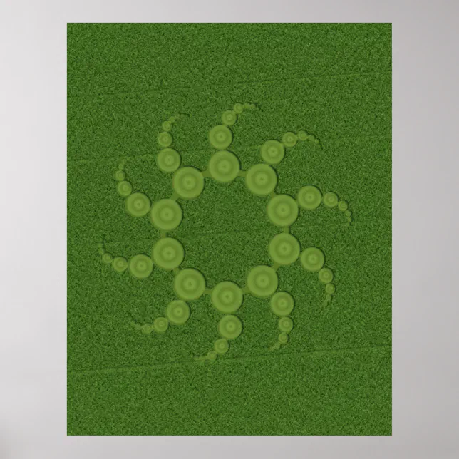 UFO Crop Circles Poster (Smallest is $12.10) | Zazzle