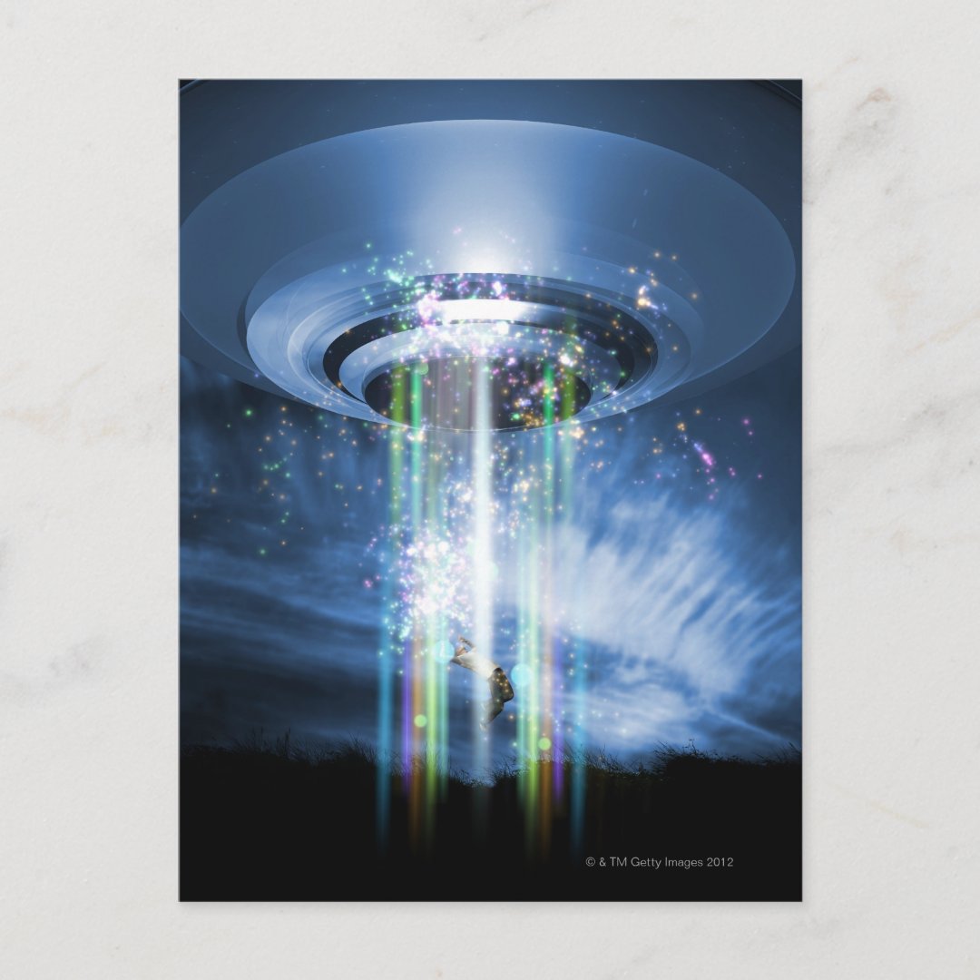 UFO POSTCARD | Zazzle
