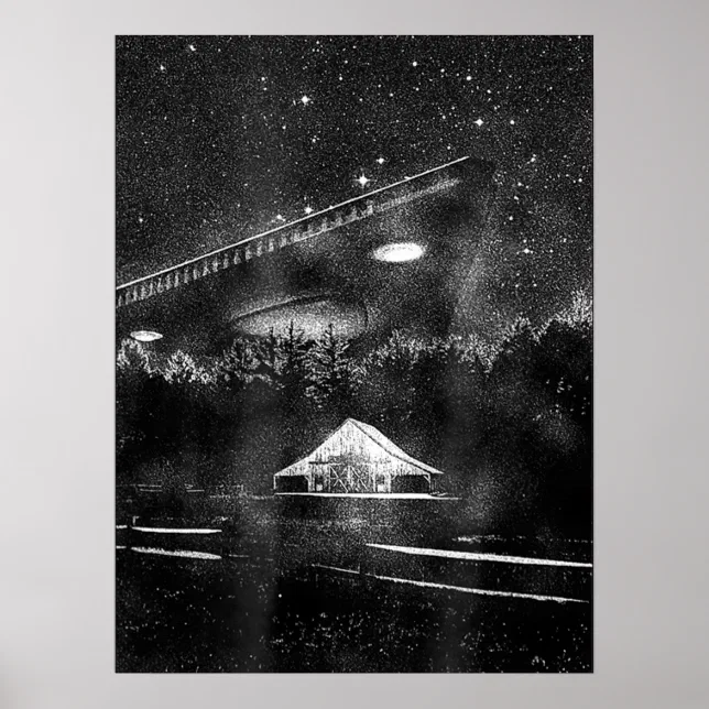 UFO TRB Triangle Spacecraft Alien Mens Womens Poster | Zazzle