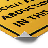 UFO's abductions! Alien Spaceship Humor Poster | Zazzle