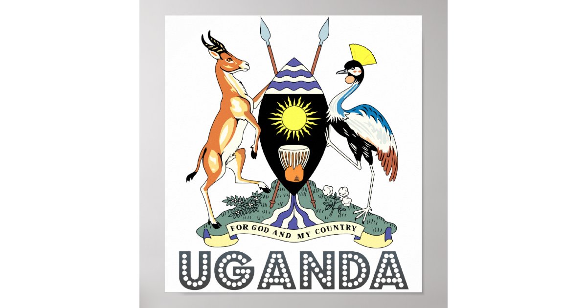 Uganda Coat of Arms Poster | Zazzle