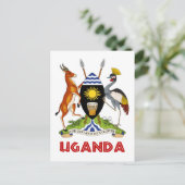 UGANDA - flag/emblem/coat of arms/symbol Postcard | Zazzle