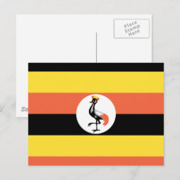 Uganda Flag Postcard | Zazzle