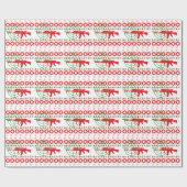 Ugly Christmas gun Wrapping Paper | Zazzle