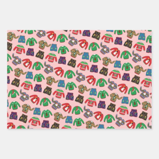 Ugly Christmas Sweater Wrapping Paper | Zazzle