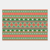 Ugly Christmas Sweater Wrapping Paper Sheets | Zazzle