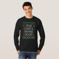 Ugly Sweater For Christmas DEAR SANTA DEFINE GOOD | Zazzle
