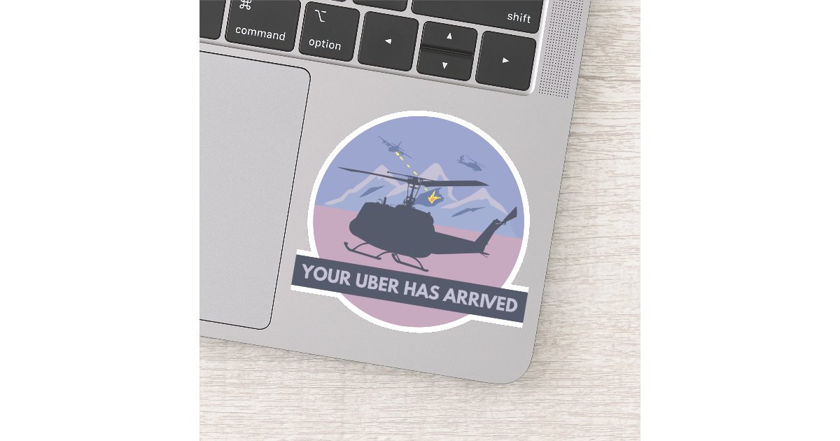 UH-1 Huey Helicopter Sticker | Zazzle