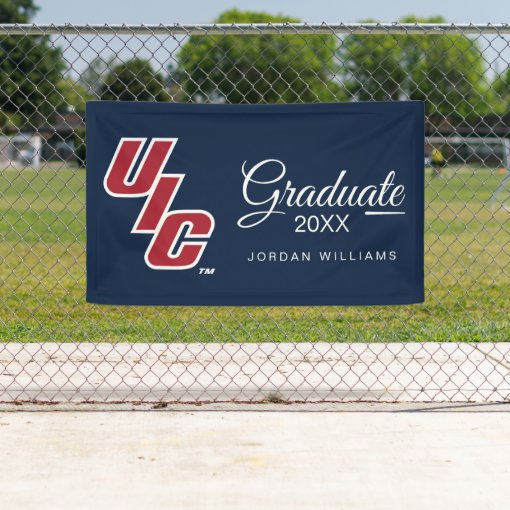 UIC Flames Graduate Banner | Zazzle