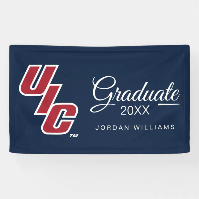 UIC Flames Graduate Banner | Zazzle
