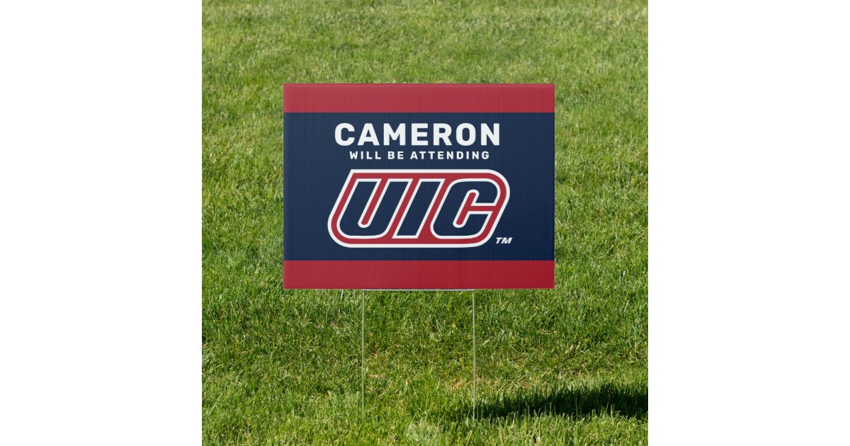 UIC Flames Graduate Sign | Zazzle