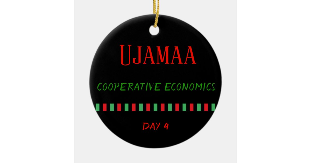 Ujamaa - Kwanzaa Day 4 | Ornament | Zazzle