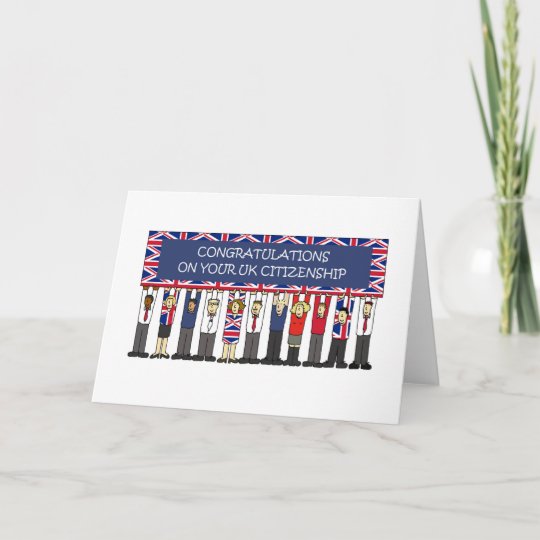UK Citizenship Congratulations Card | Zazzle.com