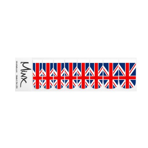 Uk England Flag Minx Nail Wraps Zazzle